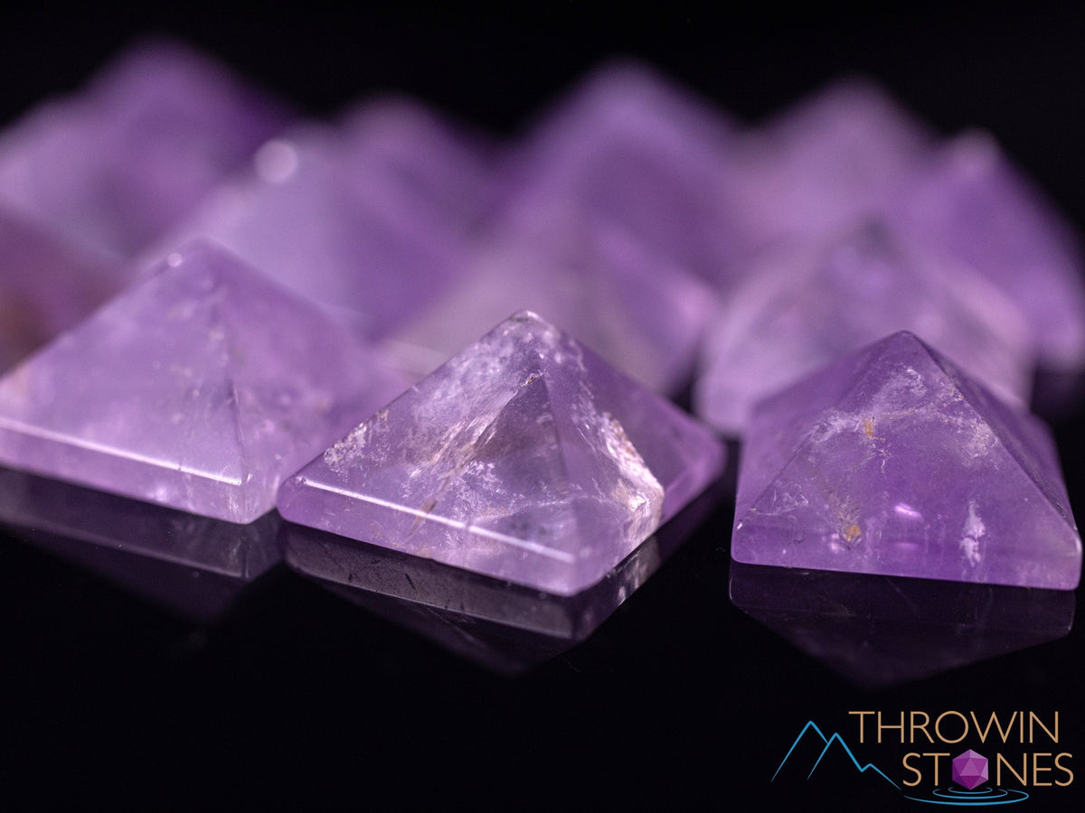 AMETHYST Crystal Pyramid - Sacred Geometry, Metaphysical, Healing Crys ...