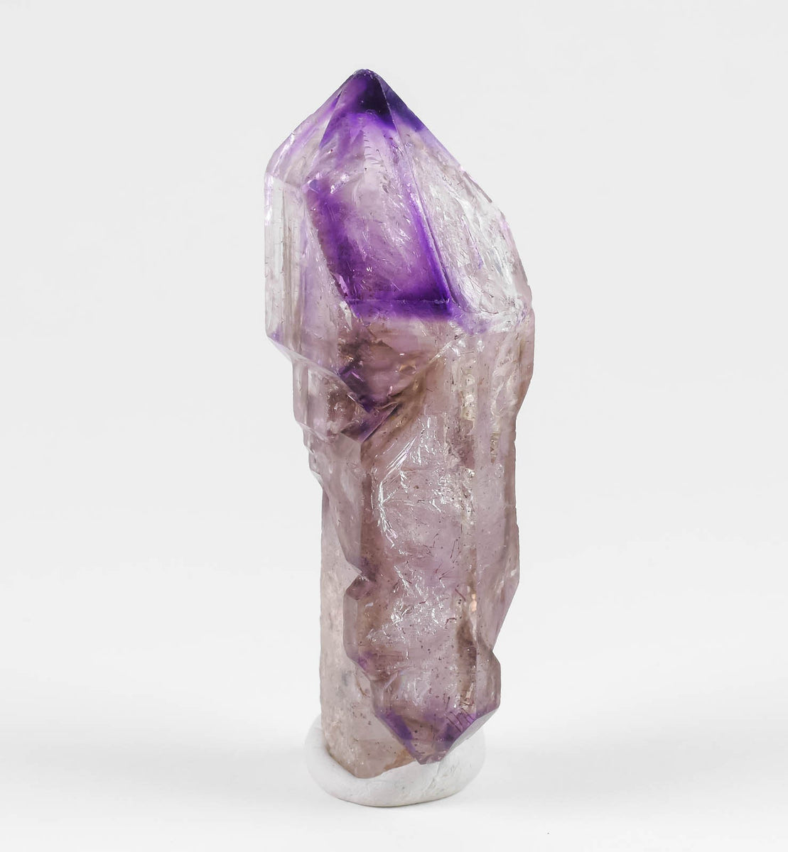 AMETHYST Scepter w Red HEMATITE Needles, Raw Crystal - Birthstone, Uni ...