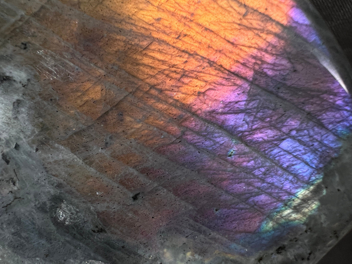 LABRADORITE Tower - Multi Colored Labradorite, Tumbled Crystals, Home ...